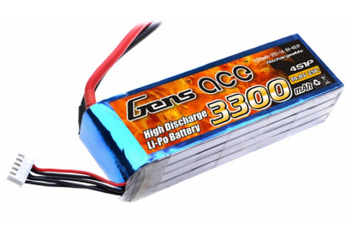 Gens Ace pakiet Li-pol 3300 mAh 4S 25C | Sklep eF3M.pl