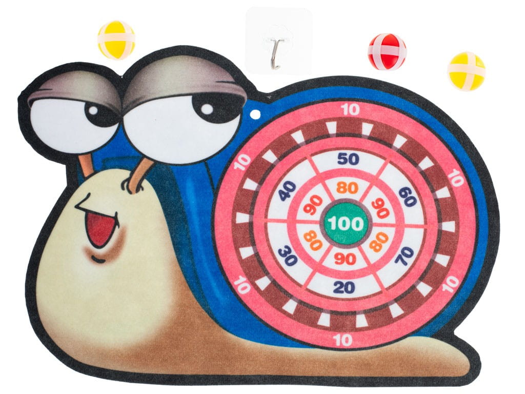 Gra na rzepy dart bezpieczne rzutki tarcza ślimak | Sklep eF3M.pl