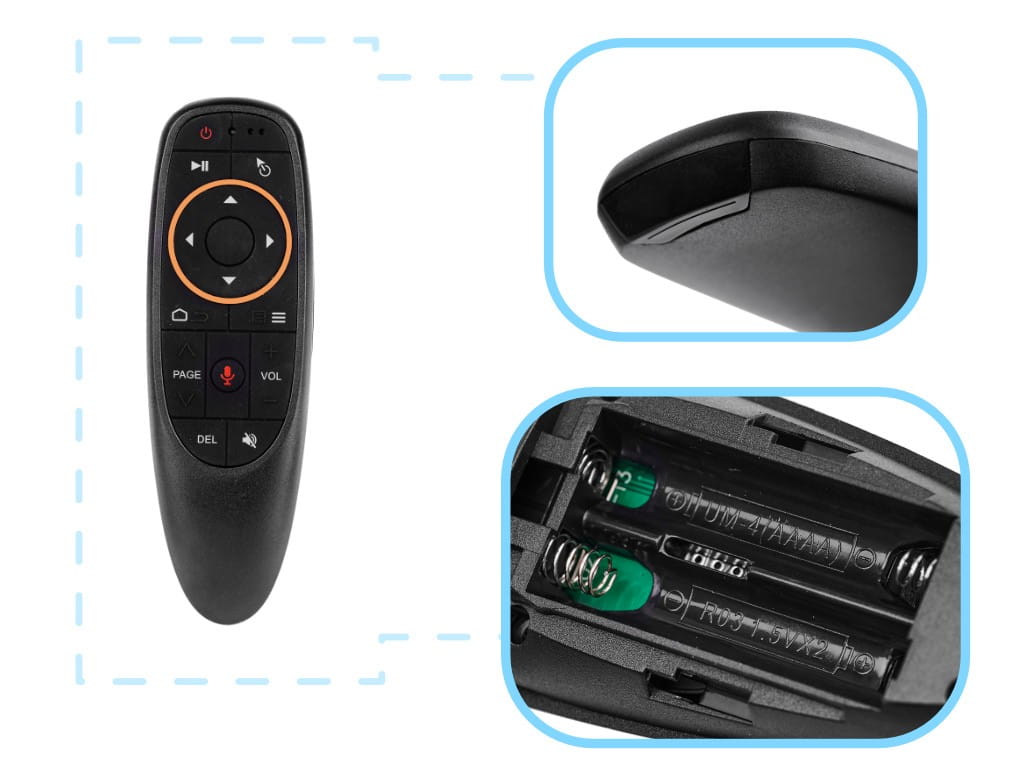 Pilot G10 Smart TV Box Mikrofon X9 | Sklep eF3M.pl